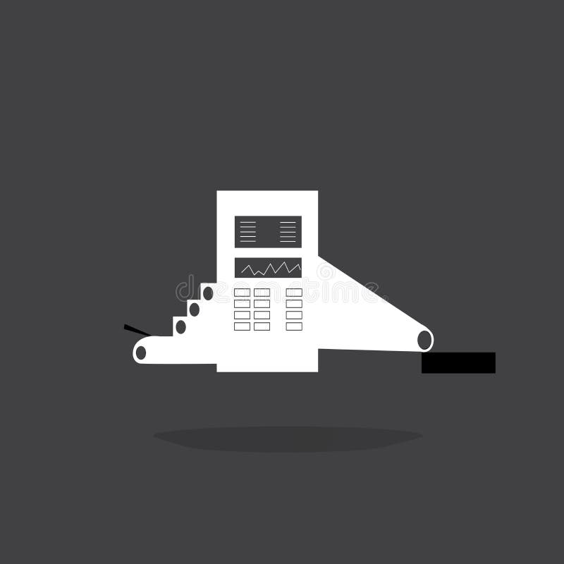 Machine stock vector. Illustration of machinery, manufacturing - 81847502