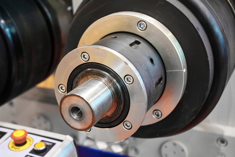 Machine with Black Hardened Steel Rollers To Roll Wire and Control ...