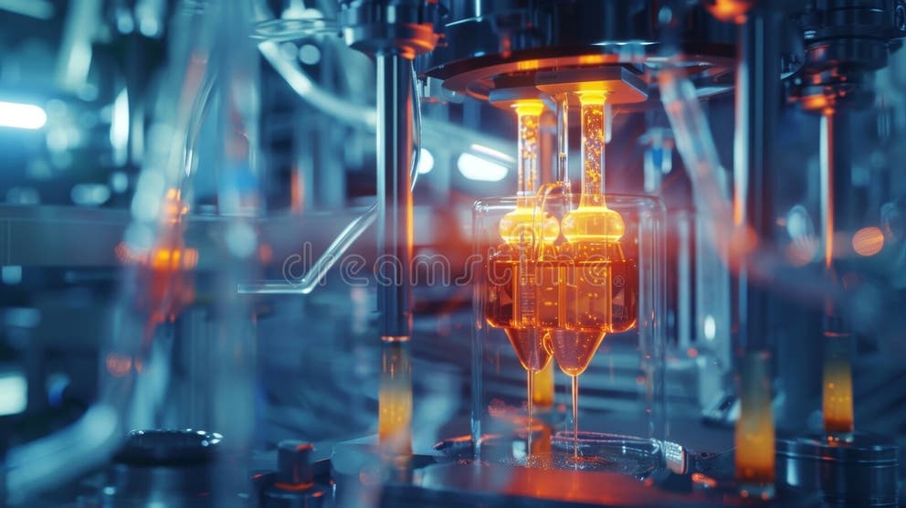 A Machine Buzzing with Energy Oxygenating a Nutrient Solution As it ...