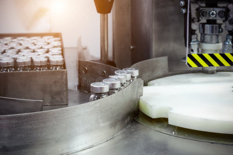 Machine for Capping Glass Bottles. Pharmaceutical Equipment, Abstract ...