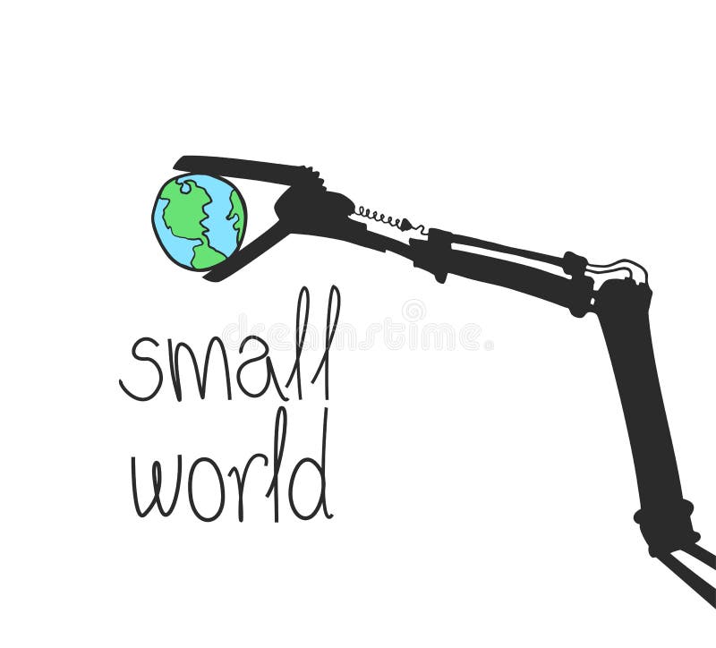 Machine catching the earth stock vector. Illustration of concept ...