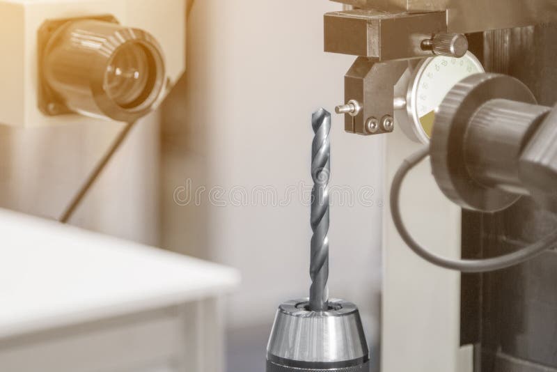 Machine Check Tool of Drill Stock Image - Image of mechanical ...