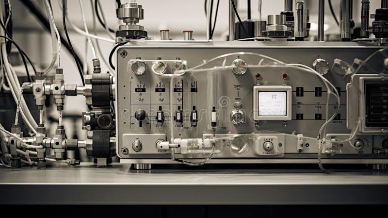 Machine chemical equipment stock illustration. Illustration of ...