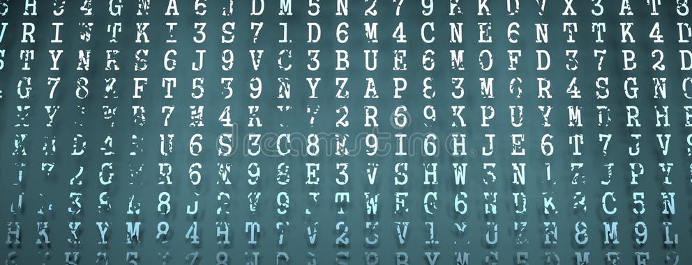 Machine Code Backdrop. Concept of Internet Technology. 3D Render Stock ...