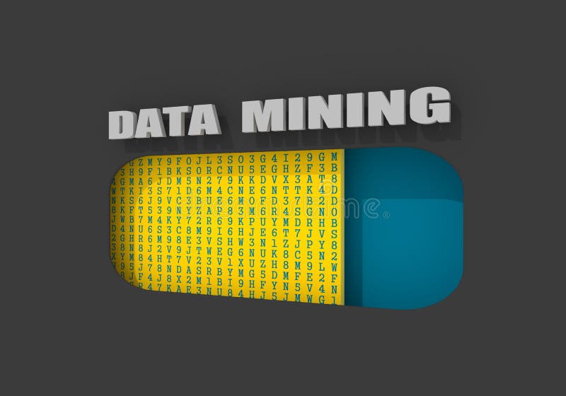 Machine Code Loading. Concept of Data Mining Technology Stock ...