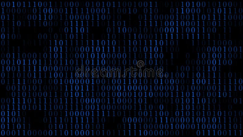 Machine Code 0 and 1 Matrix Background, Computer Digital World Wall ...
