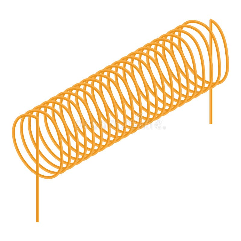 Jump Coil Icon, Isometric Style Stock Vector - Illustration of jump ...