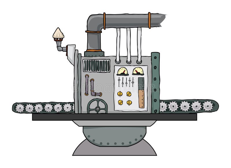 3d Printed Machine Cartoon