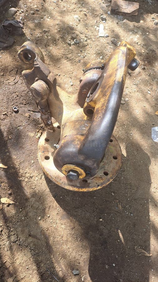 Machine Components Above Ground Stock Image - Image of unit, objec ...