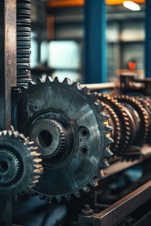 Machine components stock image. Image of device, technological - 373231151