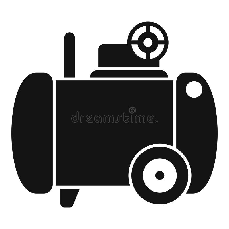 Machine Compressor Icon Simple Vector. Air Pump Stock Vector ...