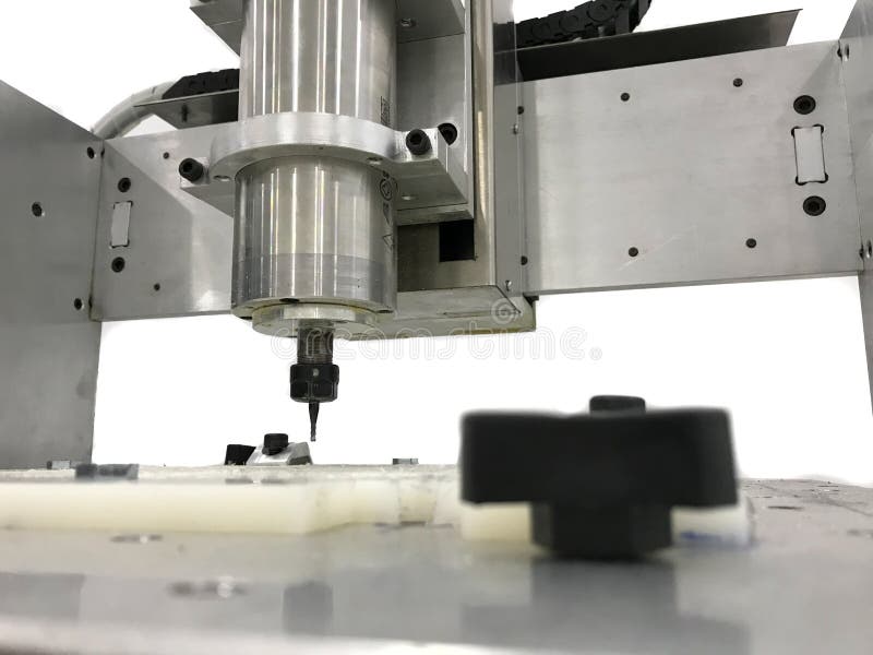 Numerically Controlled Milling Machine Stock Image - Image of cutter, milling: 41135811