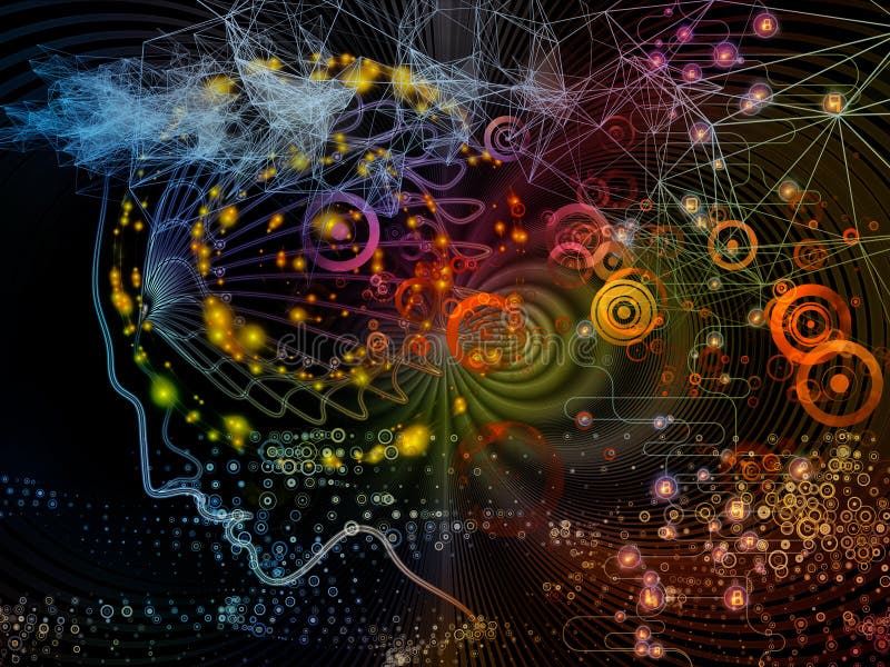 Machine Consciousness Abstraction Stock Illustration - Illustration of ...