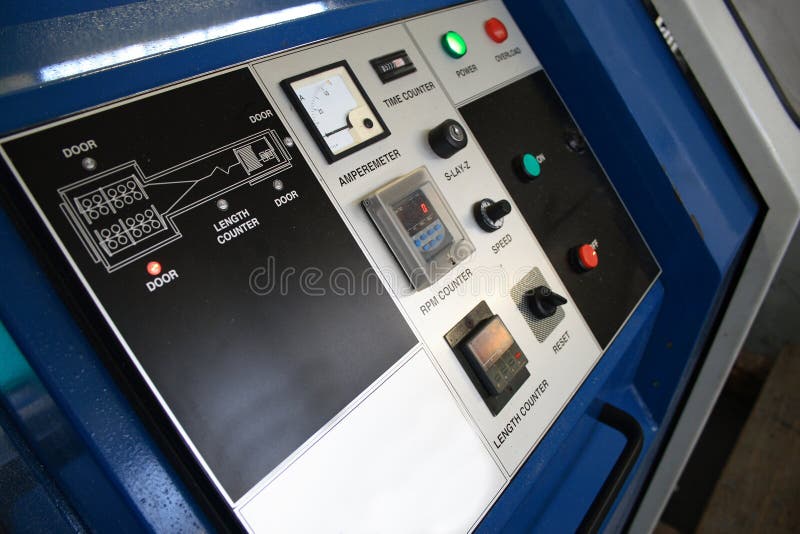 Machine control panel stock photo. Image of board, gauge - 4280964