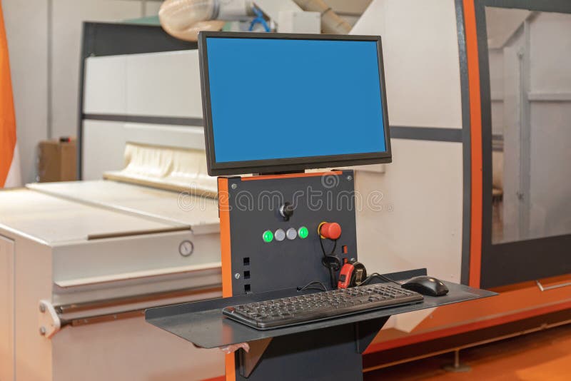 Machine Computer stock photo. Image of shop, automated - 206497836