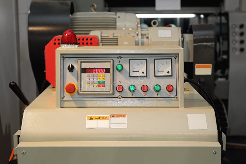 Machine Control Panel stock photo. Image of machine, industrial - 80172710