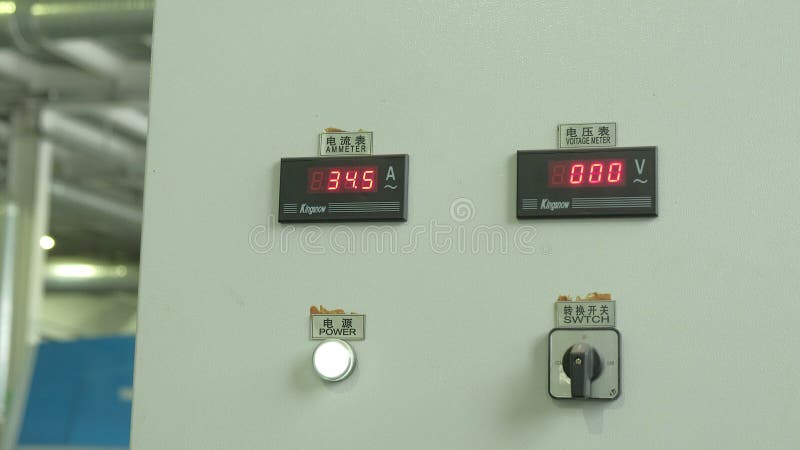 Machine Control Panel Job Work Stock Video - Video of automation ...