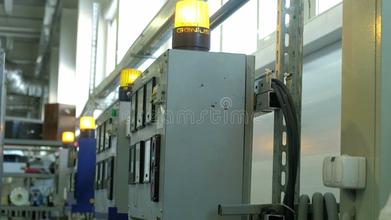 Machine Control Panel Job Work Stock Video - Video of connection ...