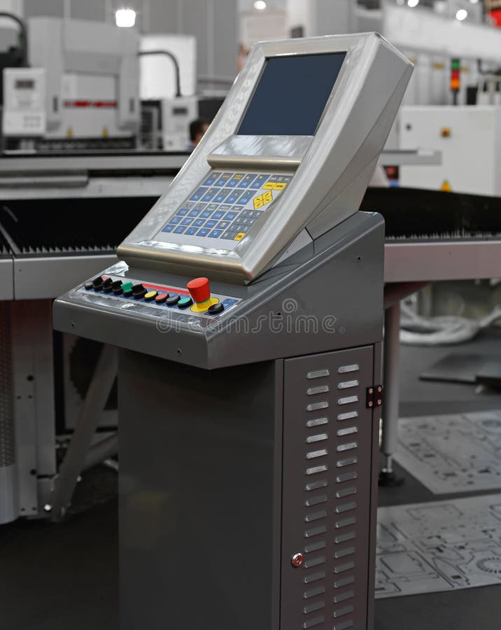 Machine control panel stock photo. Image of keys, industry - 26170834