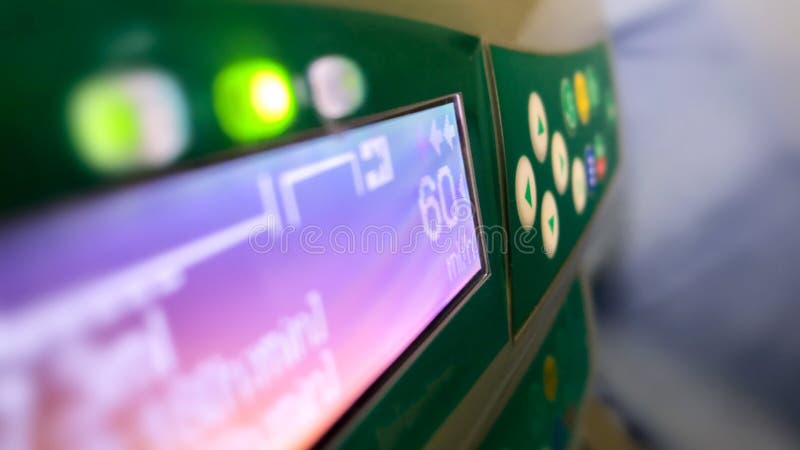 Machine Controller for Intravenous IV Infusion for Patient in Ho Stock ...