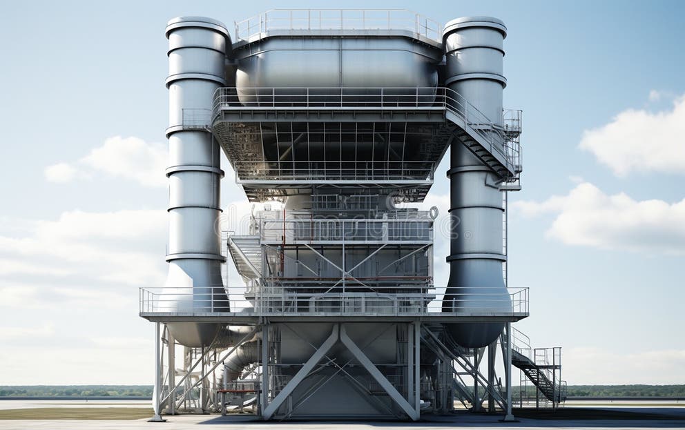 Machine for Cooling Towers -Generative Ai Stock Image - Image of ...