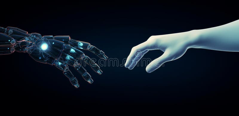 Machine Cyborg Future Intelligence Design Human Hand Technology Robotic ...