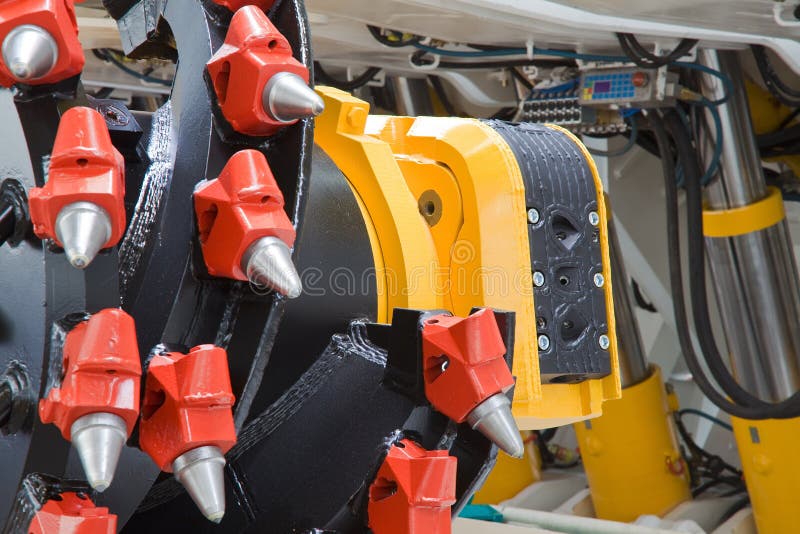 Machine D'abattage - Circuit Hydraulique Image stock - Image du ...