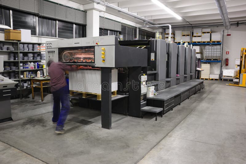 Machine de lithographie photo stock. Image du dessin - 22525324