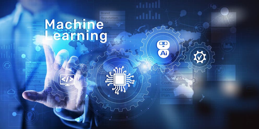 Machine Deep Learning Algorithms Artificial Intelligence Ai Automation And Modern Technology
