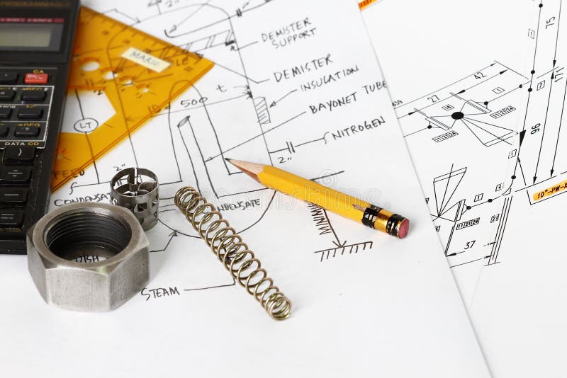 Machine design stock photo. Image of design, pencil, draw - 14136402