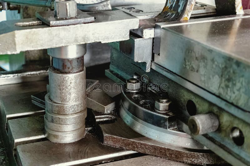 Machine for Drilling Metal Products. the Concept of the Metalworking ...
