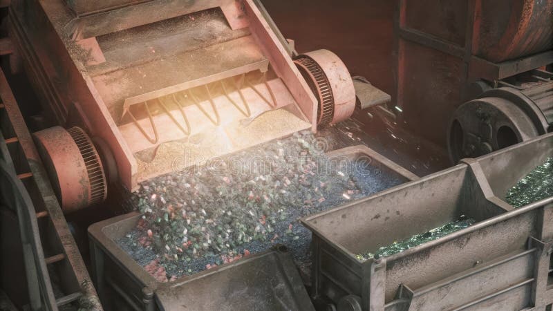 A Machine that Efficiently Shreds Old Products into Raw Materials Ready ...