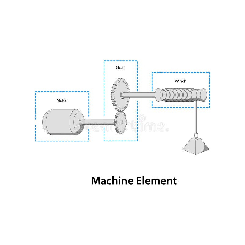 Machine element stock illustration. Illustration of pressure - 79353100