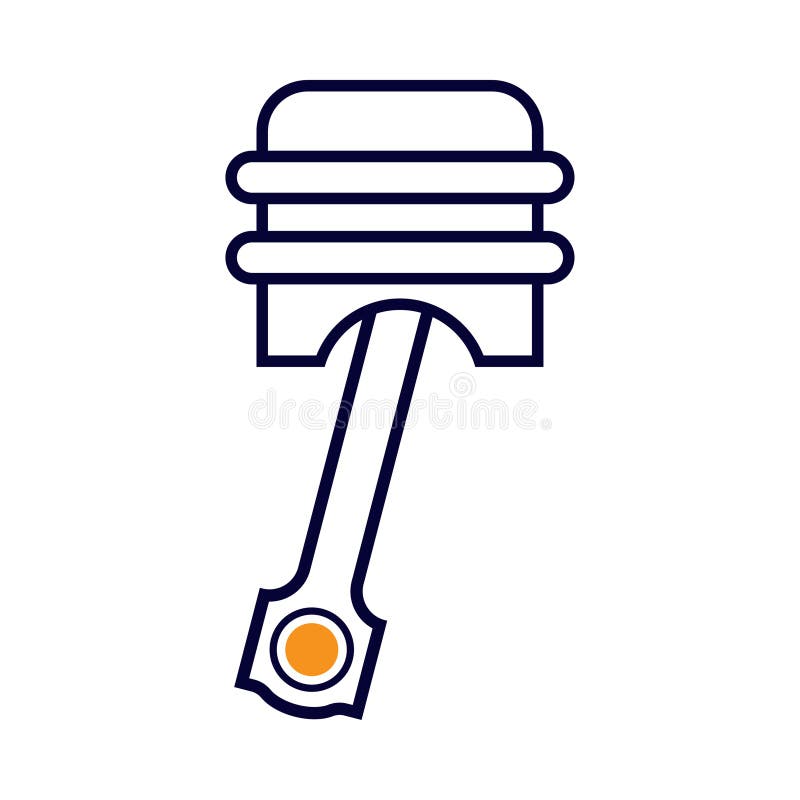 Machine, Equipment, Piston Icon Stock Vector - Illustration of service ...