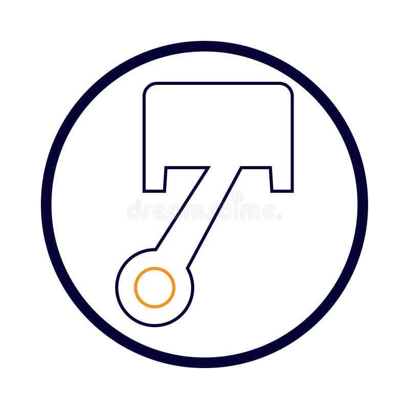 Machine, Equipment, Piston Icon Stock Vector - Illustration of element ...