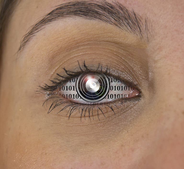 Machine Eye stock illustration. Illustration of alien - 72501450