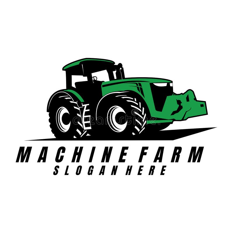 Machine farm logo stock vector. Illustration of logo - 199432213
