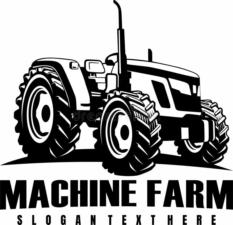 Machine Farm Logo Icon Design Vector Art Stock Vector - Illustration of ...