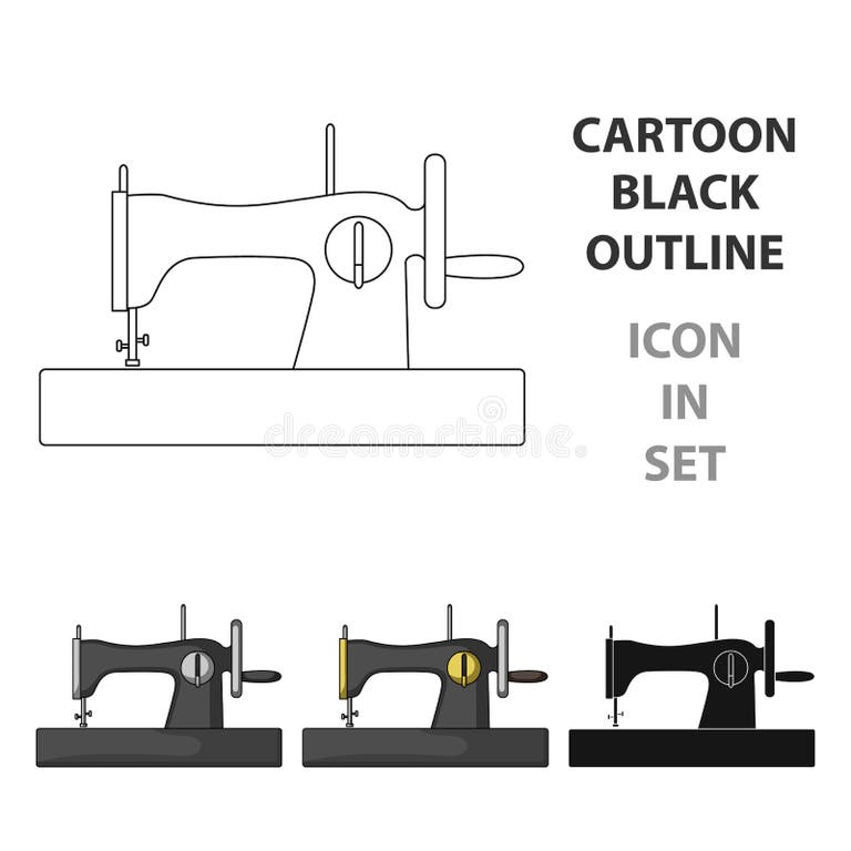 Cartoon Machine Sewing Stock Illustrations 3 148 Cartoon Machine