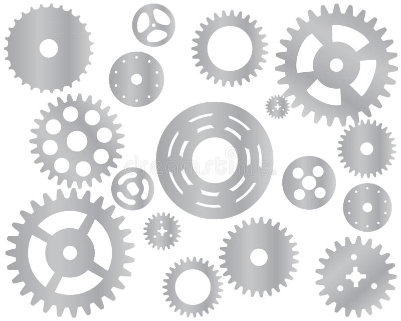 Machine Gear Wheel stock vector. Illustration of cogwheel - 18609078