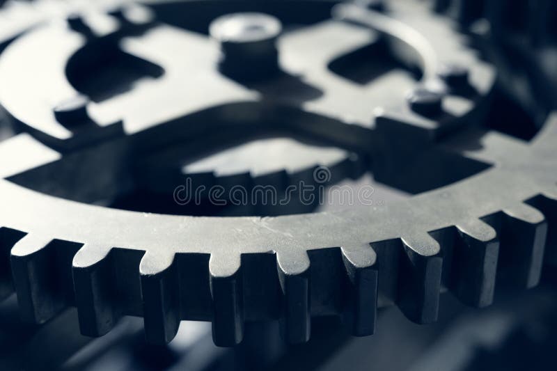 Machine Gear Wheels Industrial Background Stock Image - Image of ...