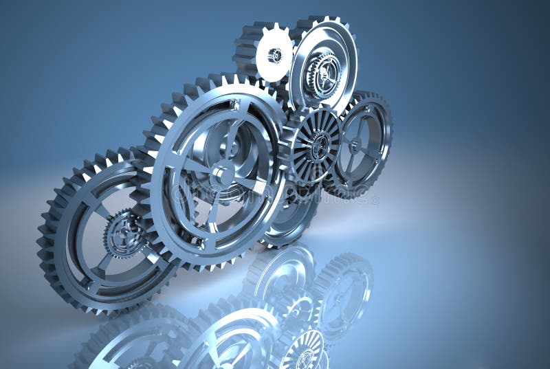 Machine Gears stock illustration. Illustration of life - 18711762