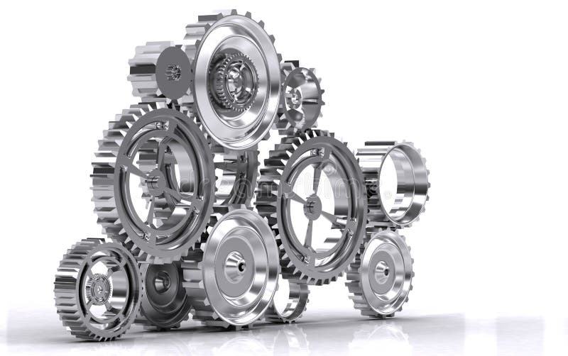 Machine Gears stock illustration. Illustration of machine - 18873182
