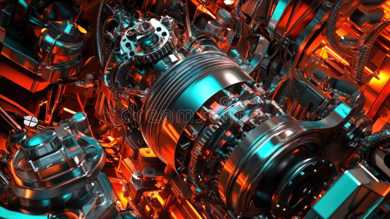 Machine Gears Close Up stock image. Image of engineering - 377988537