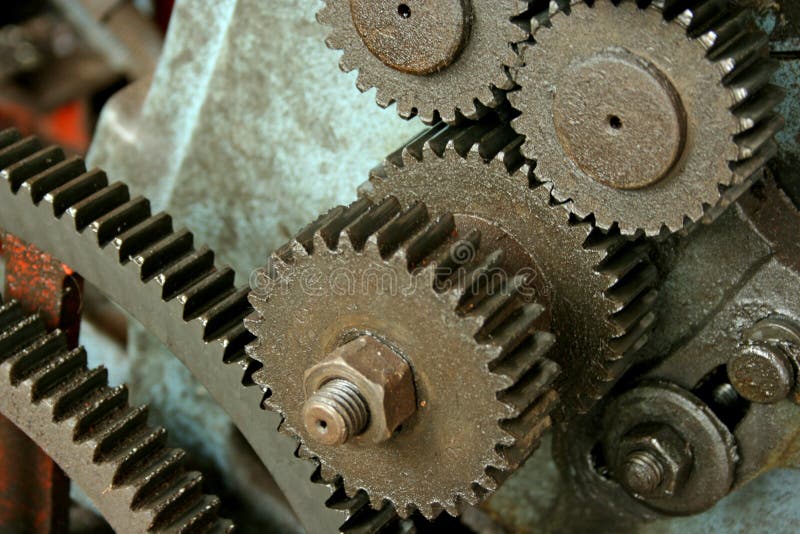 Meshing Gears stock image. Image of gear, shaft, power - 234929