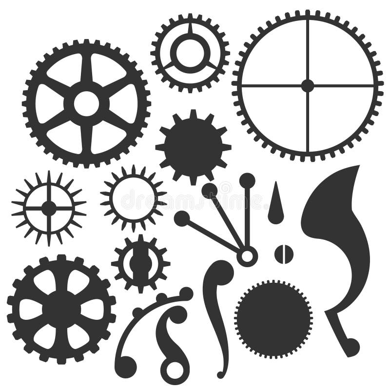 Machine Gears stock vector. Illustration of modern, circle - 51716034