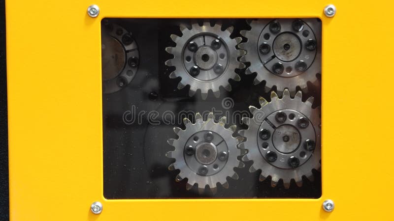 Machine Gears Turning stock footage. Video of open, rotating - 334631528
