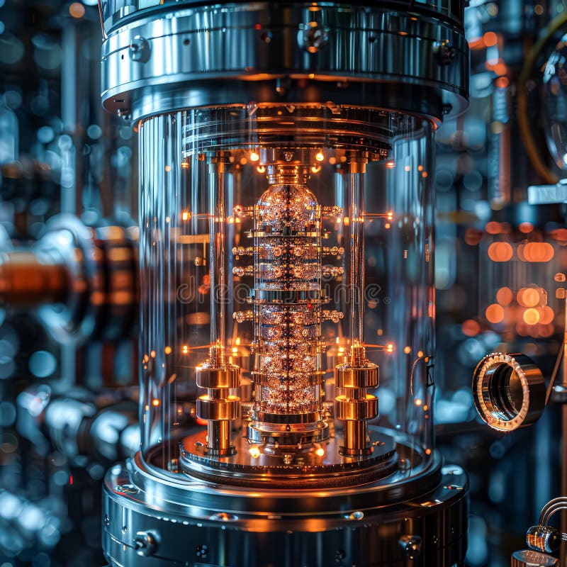 A Machine with a Glowing Object Inside of it Stock Image - Image of ...