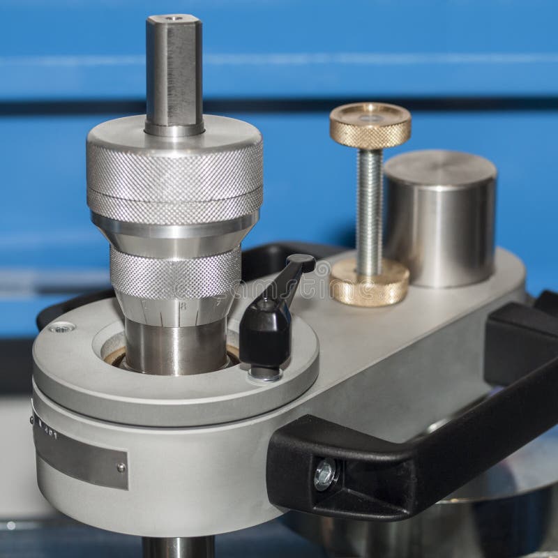 Machine for Grinding the Engine Valve Chamfer Stock Image - Image of ...