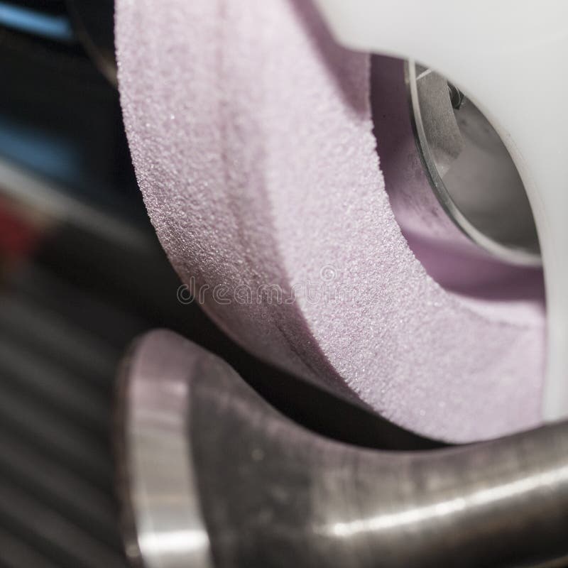 Machine for Grinding the Engine Valve Chamfer Stock Image - Image of ...